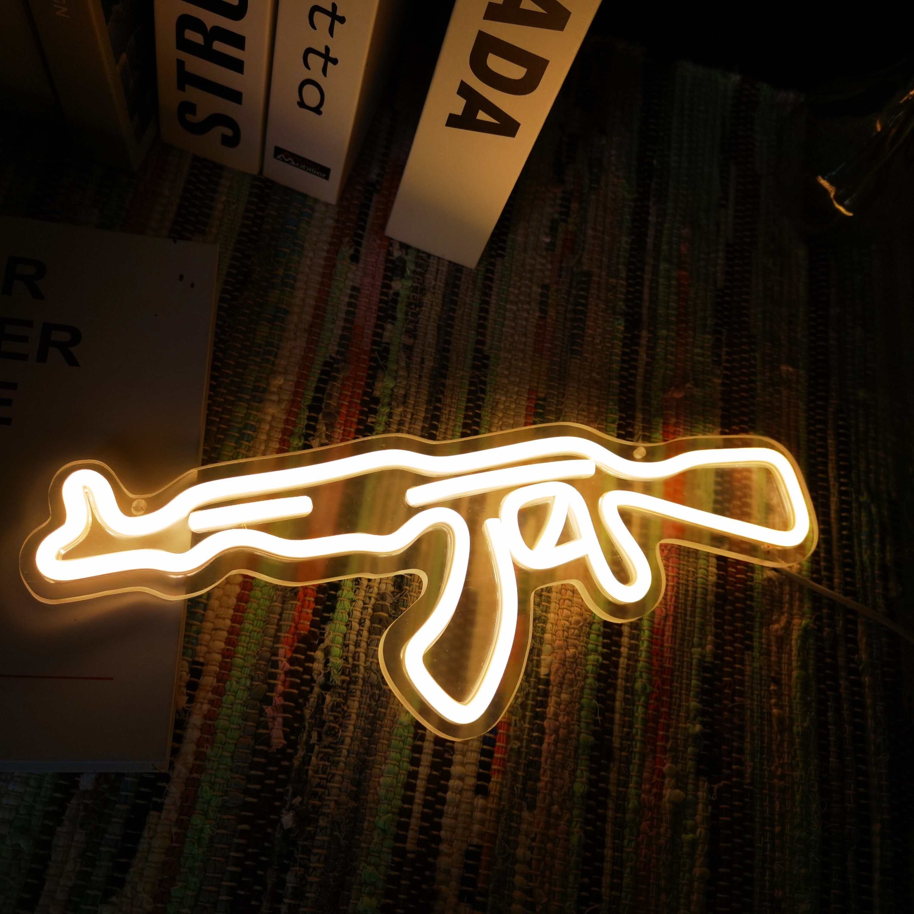 Gun-Shaped LED Neon Sign - NVBI – SOOOQ