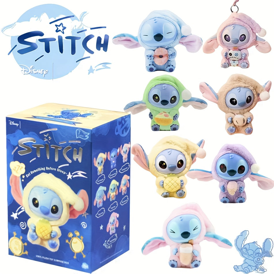 1 Box of 6pcs Disney Stitch Surprise Mystery Box Dolls - "Eat Before ...