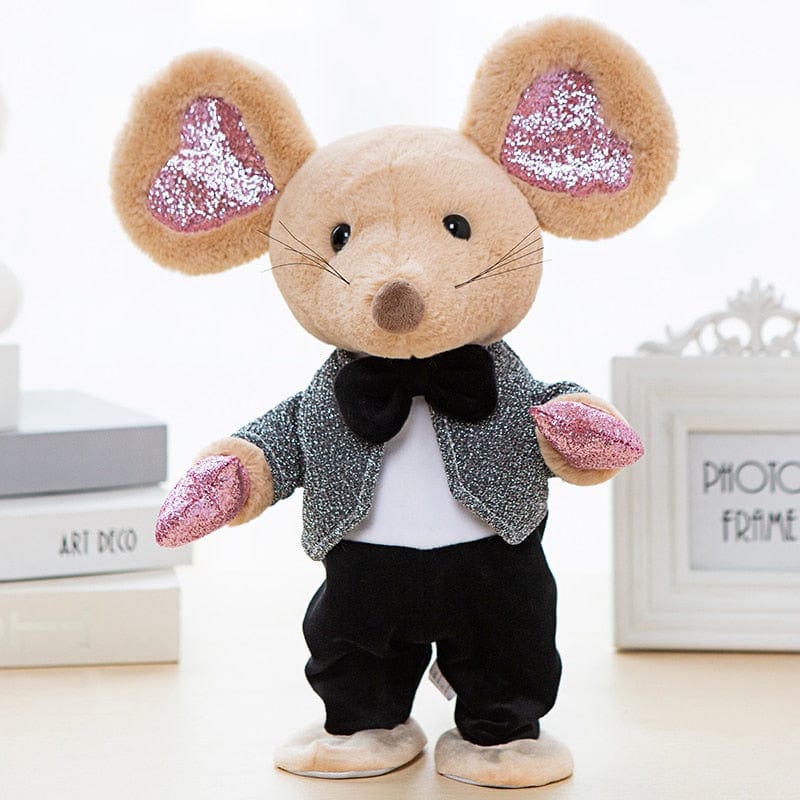 Robot Music Mouse Toys Dance Talk Electronic Plush Mouse Sound Control ...