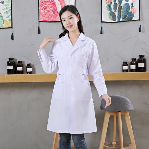 Pink White 3 Style Lab Uniform For Women Uniforms Work Wear Pharmacy W ...